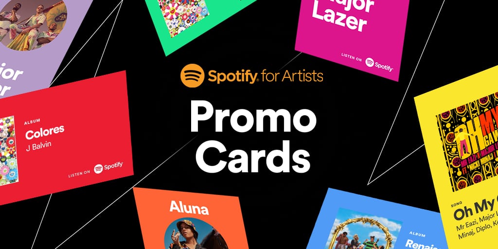 Promo Cards de Spotify - El Negocio de la Música